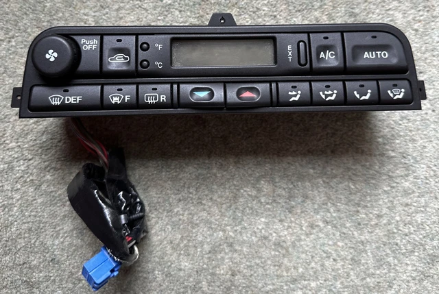 JAGUAR XK8 XJ8 XJ6 X308 AC CLIMATE CONTROL PANEL SWITCHPACK HEATER ...
