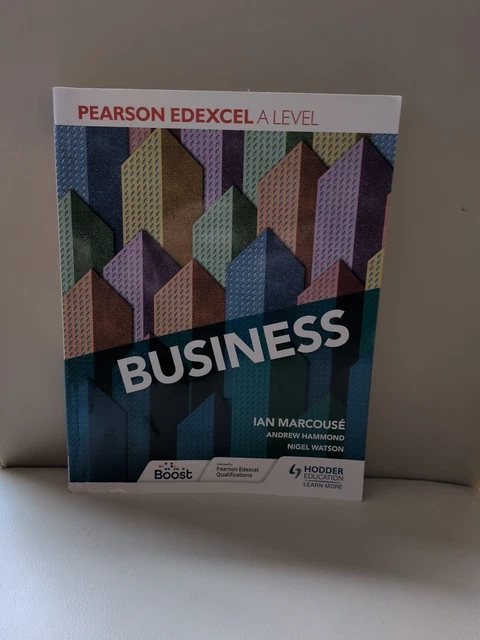 PEARSON EDEXCEL A Level Business by Ian Marcouse Paperback Book £22.99 ...