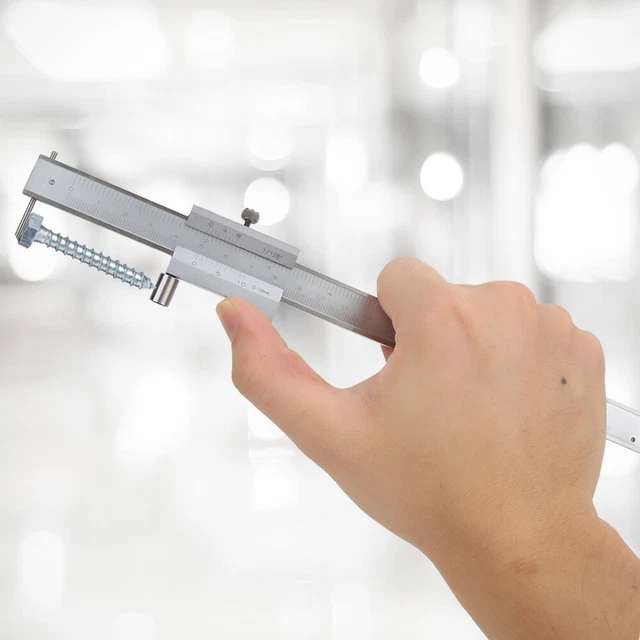 STAINLESS STEEL PARALLEL Marking Gauge Vernier Caliper Tool 0-200MM NAU ...