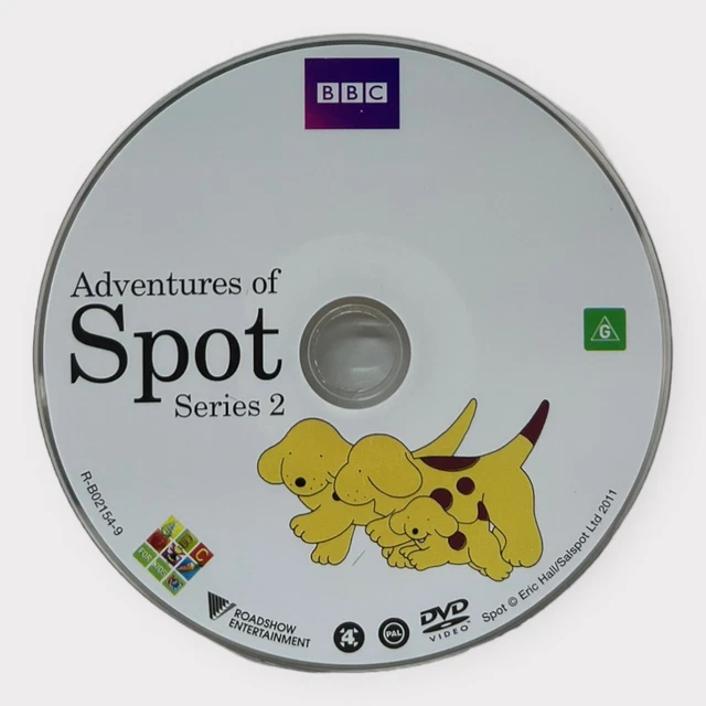 ERIC HILL'S THE Adventures of Spot: Series 2 DVD - *Disc Only* - Region ...