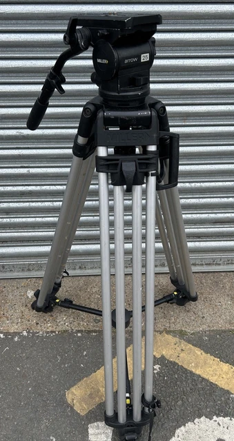 MILLER ARROW 25 fluid head with Miller 944 Studio Alu 1-Stage Heavy ...