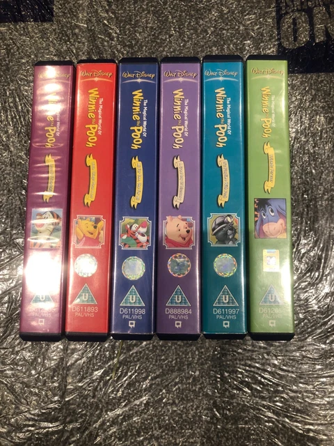 DISNEY VHS tapes Winnie The Pooh The Magical World series x lot of 6 £ ...