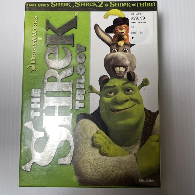 SHREK TRILOGY SHREK / Shrek 2 / Shrek la troisième édition plein écran ...