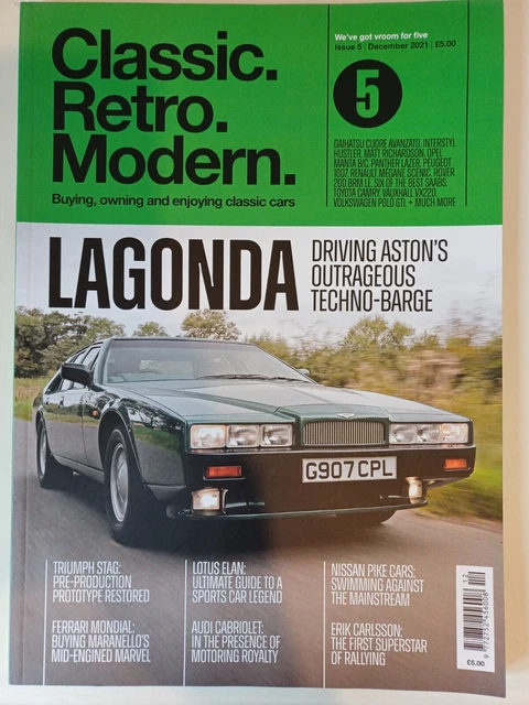 CLASSIC RETRO MODERN Magazine Issue 5 December 2021 £5.49 - PicClick UK