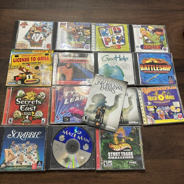 LOT 17 Vtg Kids PC Computer Disc Games Children's Learning Educational ...
