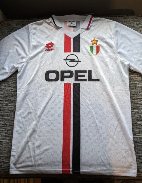 RETRO AWAY AC Milan 96/97 Football Jersey Shirt Kit To. Italy Serie A ...