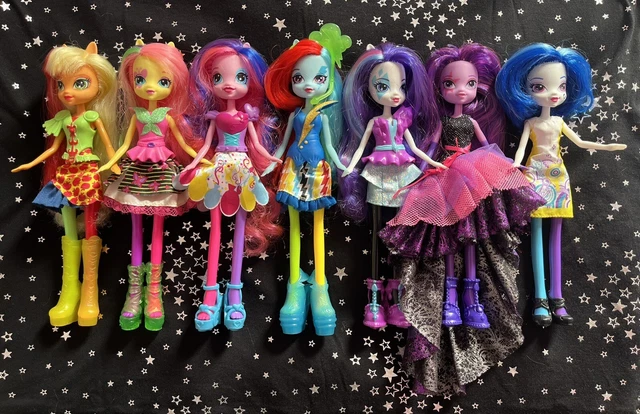 MY LITTLE PONY Equestria Girls Rainbow Rocks & Neon Dolls x 7 £35.00 ...