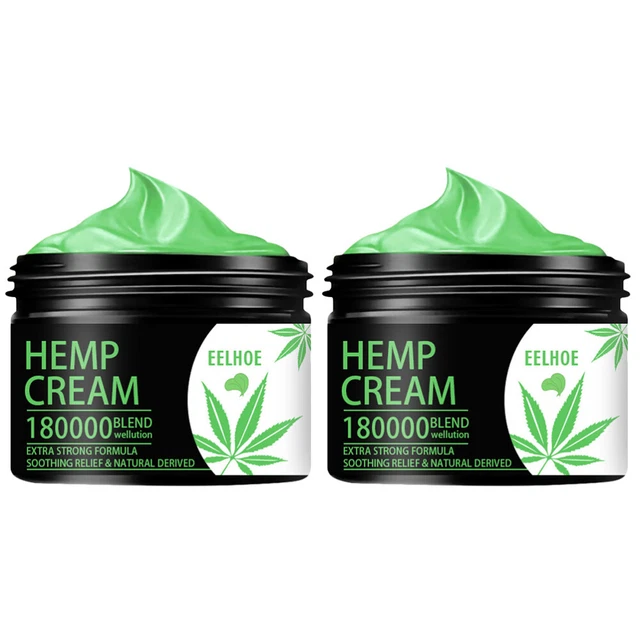 2 BOTTLES HEMP Relief Cream Back Pain Ointment Analgesic Cream £7.06 ...