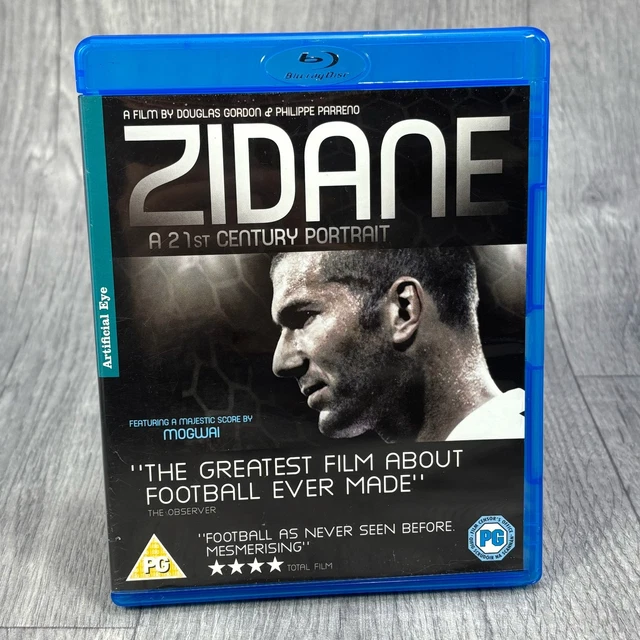 ZIDANE A 21ST Century Portrait Blu-ray Film Artificial Eye Football ...