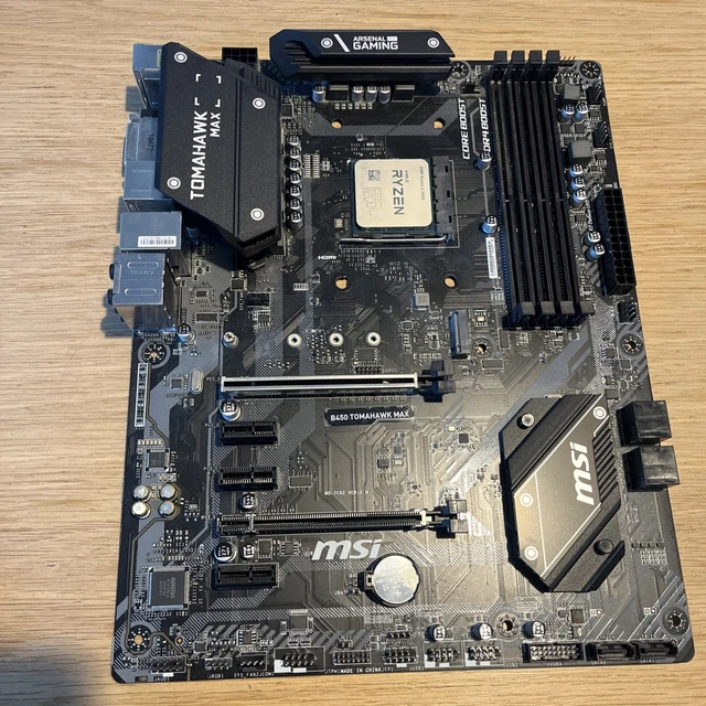 RYZEN 5 3600 + MSI B450 TOMAHAWK MAX AMD AM4 Motherboard £63.12 ...