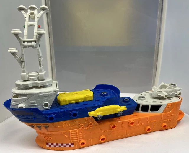 MATCHBOX MEGA RIG Shark Mission Ship playset galleggiante - ricambi EUR ...