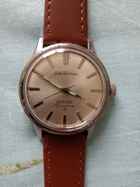 SEIKO SPORTSMAN DIASHOCK 17 Men's Watch. Working. £45.99 - PicClick UK