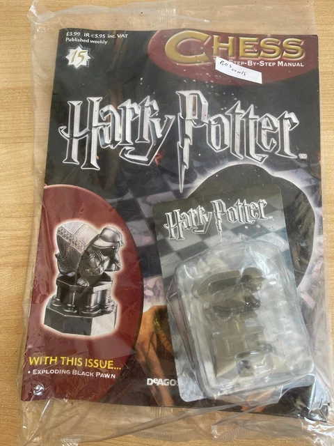 HARRY POTTER DEAGOSTINI Chess Magazine Sealed Rare Issue 15 Exploding ...