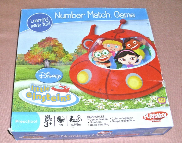 DISNEY LITTLE EINSTEINS Number Match Game Playskool Preschool Education ...
