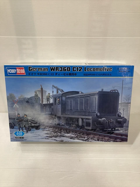 MODEL HOBBY BOSS 1/72 German WR360 C12 Locomotive WEHRMACHT WWII Kit ...