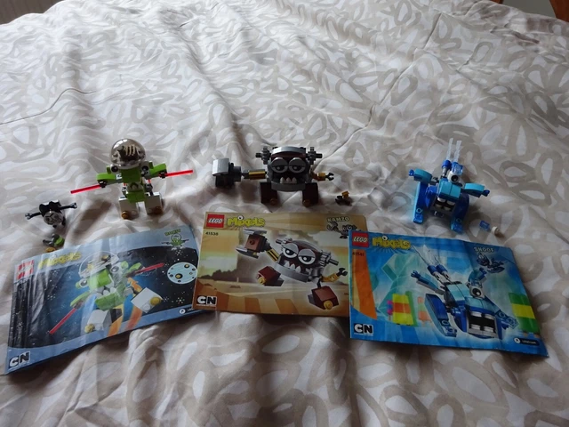 LEGO MIXELS THREE Sets 41527 Rokit/41538 Kamzo/41541 Snoof Inc. Manuals ...