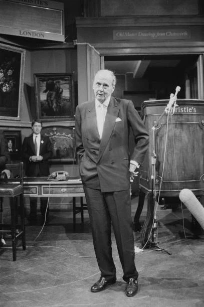 BRITISH POLITICIAN ANDREW Cavendish, 11th Duke of Devonshire at Chr ...