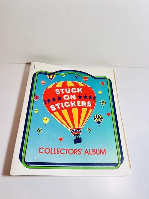 VINTAGE STUCK ON Stickers Binder Album With Stickers £47.32 - PicClick UK
