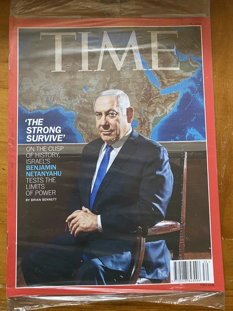 TIME MAGAZINE 2019 Benj Netanyahu The Strong Survive Israel Conflict ...