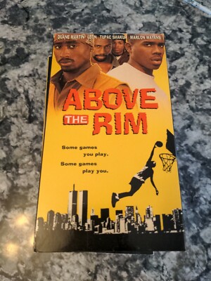 ABOVE THE RIM VHS 1994 Duane Martin Leon Tupac Skakur Marlon Wayans ...