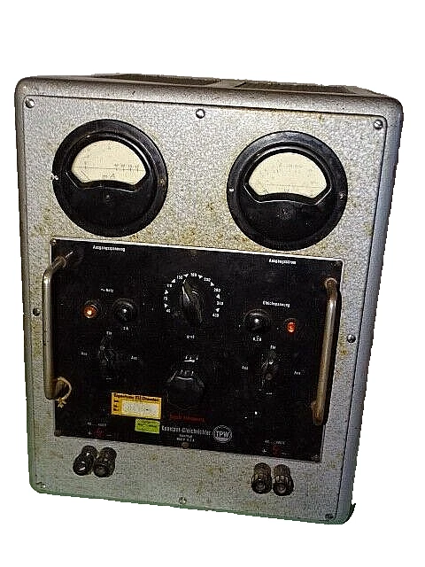 KONSTANT GLEICHRICHTER Typ KG 400 / 2b TPW 1953 TU Dresden ...