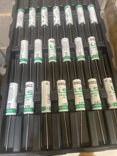 SAFT LS14500 LI-SOCI2 Lithium Thionyl Chloride 3.6V AA Batteries x 10 £ ...