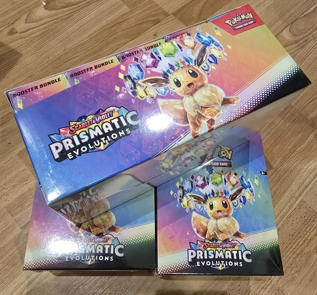 POKÉMON PRISMATIC EVOLUTIONS Booster Bundle 1 Display Case Sealed - In Hand £600.00 - PicClick UK