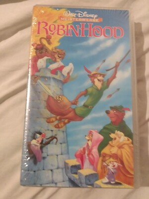 RARE GERMAN WALT Disney Robin Hood Meisterwerke VHS NEW Sealed $300.00 ...