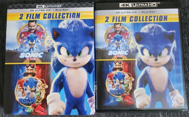 SONIC THE HEDGEHOG 2-Movie Complete Collection 4K Ultra HD + Blu-Ray w ...