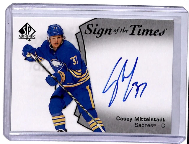 2021-22 UPPER DECK Sign Of The Times Casey Mittelstadt voiture Buffalo ...