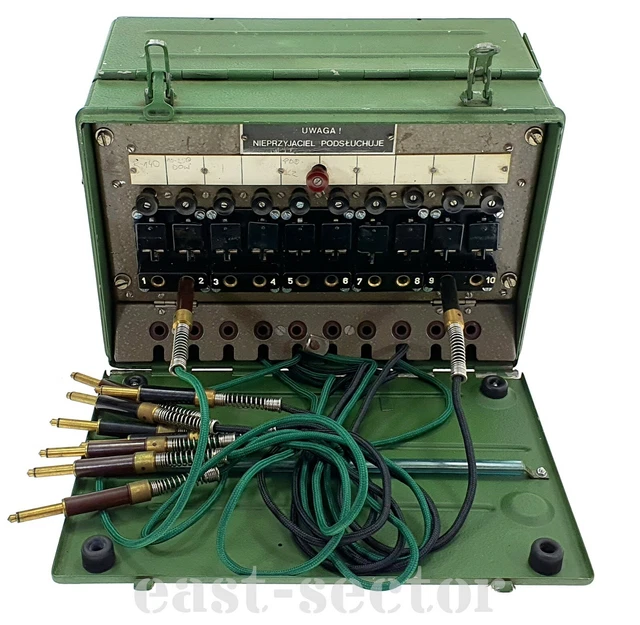 VINTAGE MILITARY SWITCHBOARD LP10 Polish Army For Field Telephone ...