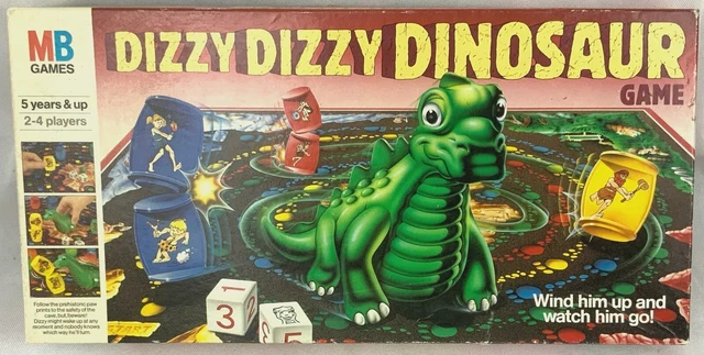 VINTAGE MB GAMES Dizzy Dizzy Dinosaur Game 1987 100% Complete Tested £ ...