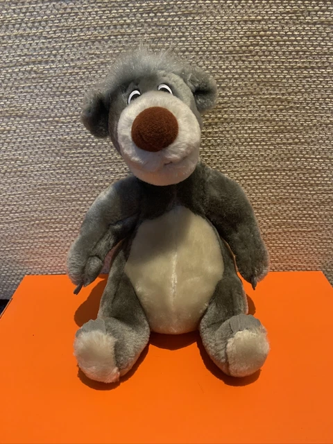 DISNEY STORE BLUE Baloo The Bear Plush From The Jungle Book Stuffed ...