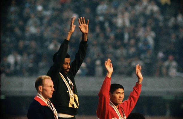 TOKYO OLYMPIC GAMES Abebe Bikila, Benjamin Basil Heatley 1964 OLD PHOTO ...