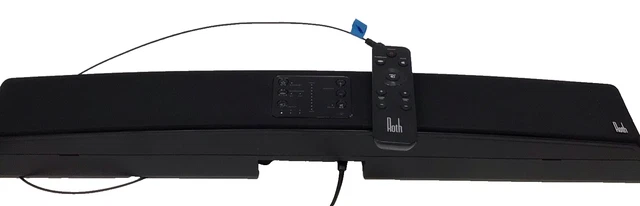 ROTH SUB-ZERO SOUNDBAR Black Wireless 65W Home Cinema System + Remote ...