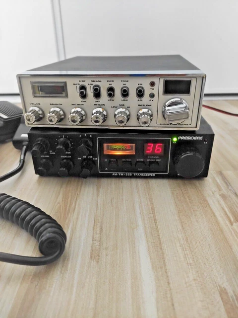 ANCIENNES CIBI CB president grant et superstar 120 fm EUR 66,00 - PicClick FR