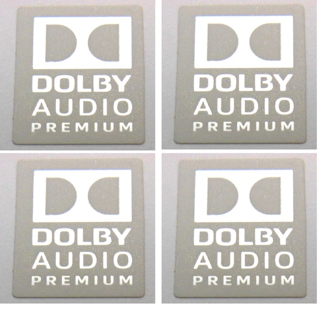 DOLBY DIGITAL ATMOS Premium STICKER Sound Bar Vision The Theater QTY 1 ...