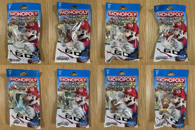 HASBRO MONOPOLY POWER Pack Sealed Figure Rosalina Tanooki Mario Boo ...