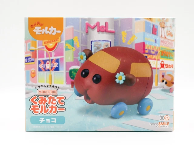 PUI PUI MOLCAR MODEROID Plastic Model Kit Choco 7 cm NEW NEU OVP EUR 24 ...
