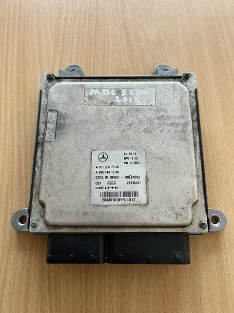 MERCEDES-BENZ W204 W212 ENGINE CONTROL MODULE ECU A6519007500 £75.00 ...