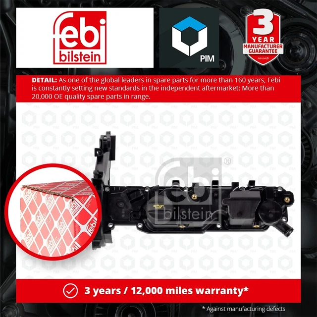 ROCKER COVER FITS FORD FIESTA Mk6 TDCi 1.4D 1.5D 1.6D 2008 on 1685815 ...