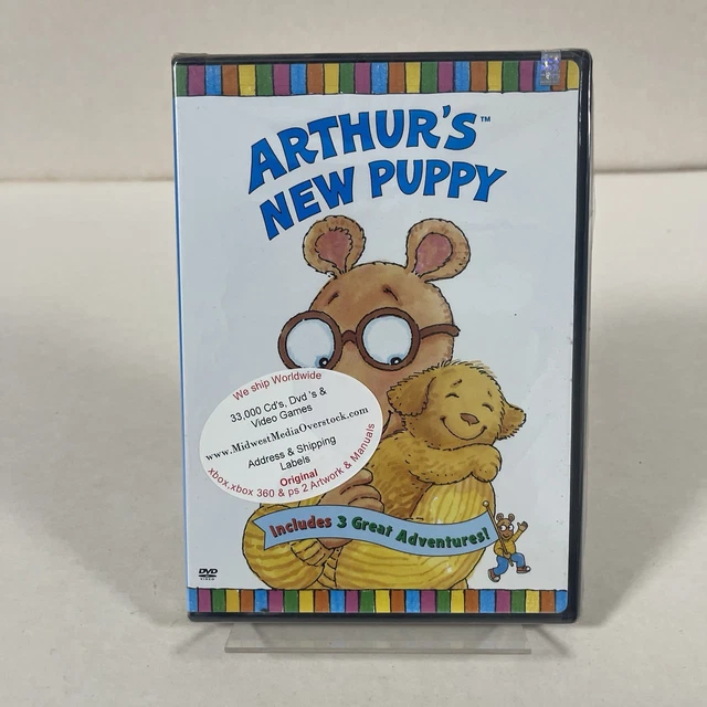 ARTHUR'S NEW PUPPY DVD 2004 CHILDREN'S PBS TV SERIES RARE OOP - NTSC 1 ...