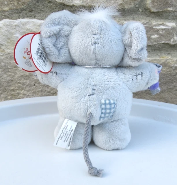 ELLIOT & BUTTONS Happy Birthday Special Edition Standing Grey Elephant ...