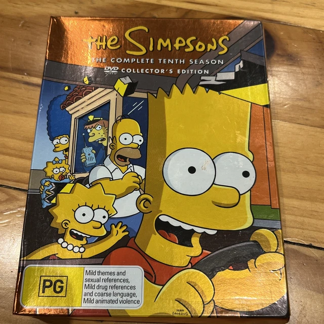 THE SIMPSONS COMPLETE Tenth Season/Collector's Edition/Tv Series-Dvd ...