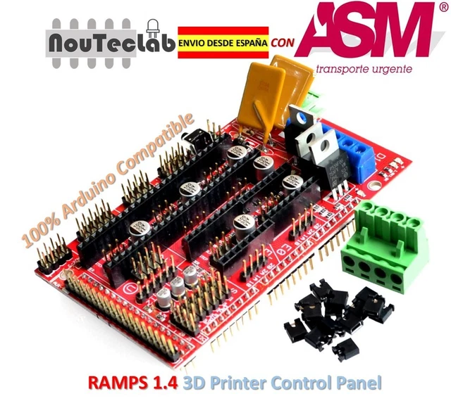 RAMPS 1.4 CONTROL panel printer Control Reprap MendelPrusa EUR 11,32 - PicClick FR