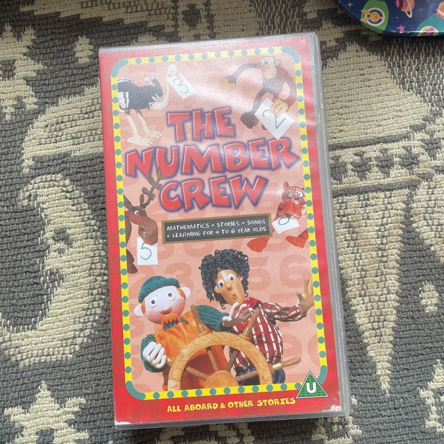 THE NUMBER CREW VHS Channel 4 Kids Education VIDEO 2 Rare £45.00 ...