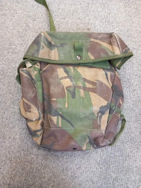 GENUINE BRITISH ARMY S10 Gas Mask Respirator Haversack Bag DPM Field ...