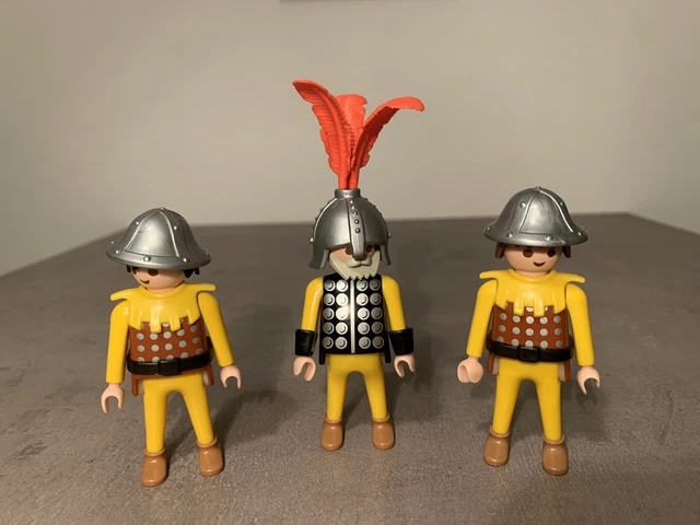 PLAYMOBIL 3X LION Knight from 3653 catapult figures stone slingshot £10 ...
