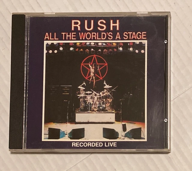 RUSH ALL THE Worlds A Stage Live CD Mercury Records 822 552-2 M-1 Hard ...