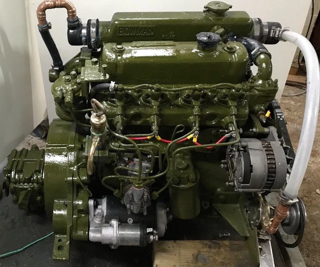 MARINE DIESEL ENGINE BMC 1.5 with gearbox Narrow boat motorboat fishing ...
